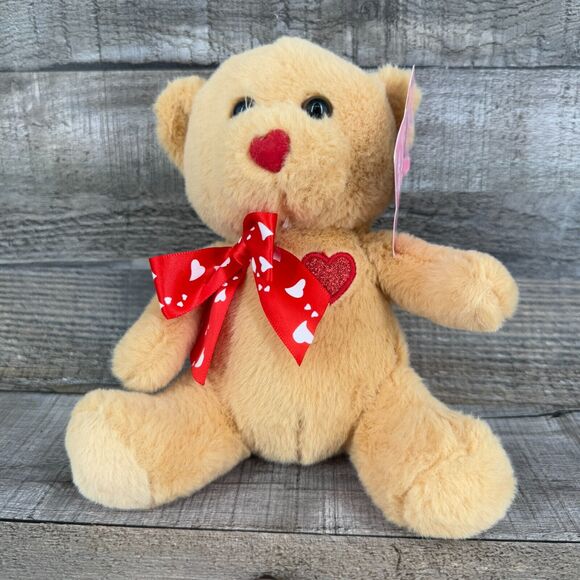 Dan Dee | Toys | Dan Dee Teddy Bear Plush Stuffed Animal Red Pink Heart ...